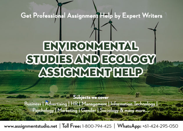 Environmental Studies and Ecology Assignment Help | Assignment Studio